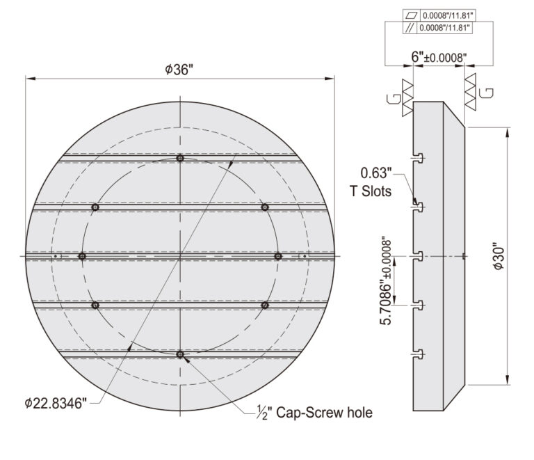 BP18H-36 Haas Riser Plate – Tombstone City